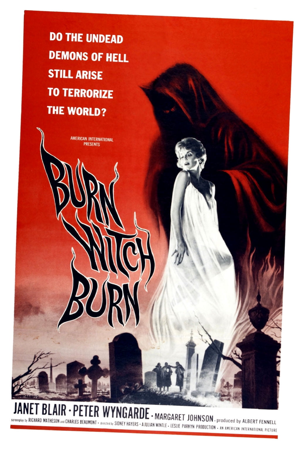 Burn Witch Burn Movie poster 12x16 Print on Metal Sign 12in x 16in ...