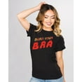 Burn Your Bra Black T-Shirt, Trendy Funny Graphic Tee, Empowering Girl ...