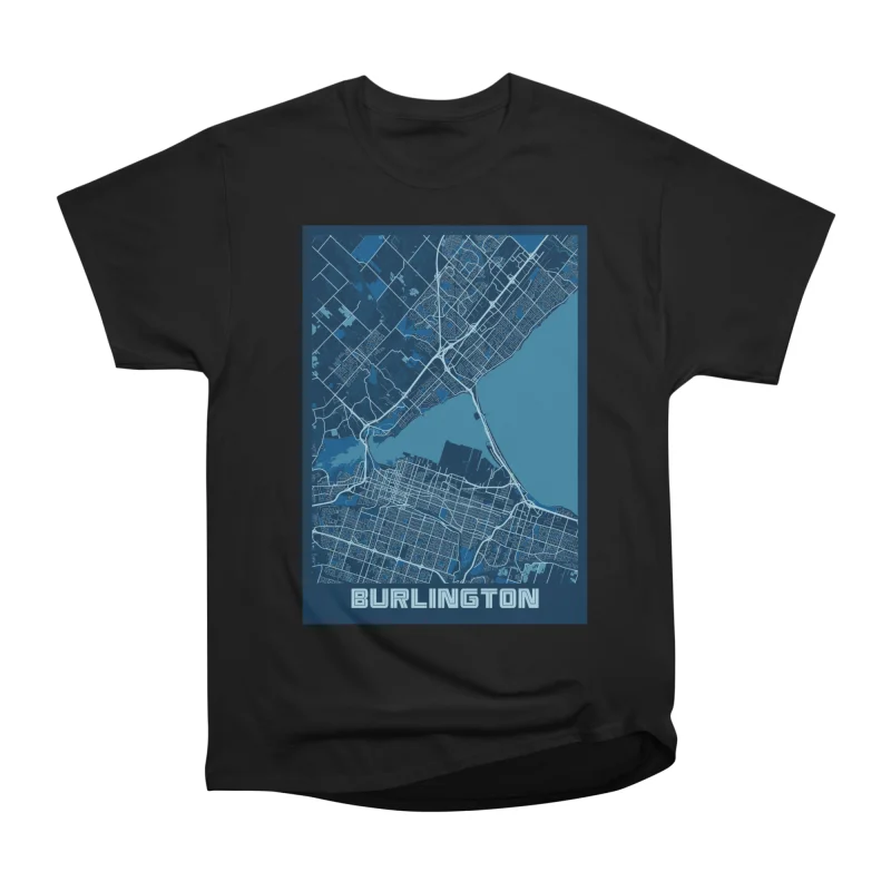 Burnaby Canada Peace City Map T-Shirt Tee Gift For Him Merch For Her ...