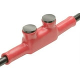 Burndy BISR1DB Unplated Aluminum In Line Splicer Reducer 2-1 AWG Unitap ...