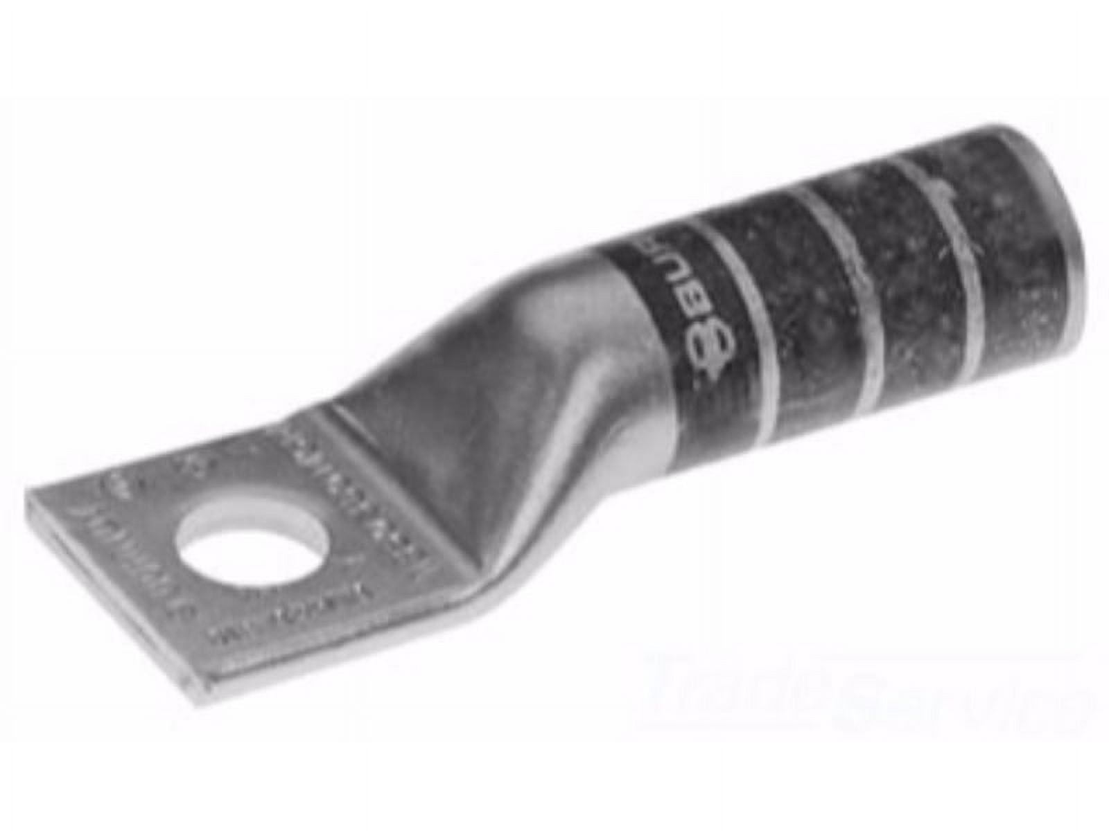 Burndy OneHoleLugCmprsnConn,Long,Brown,10 YA2C - Walmart.com