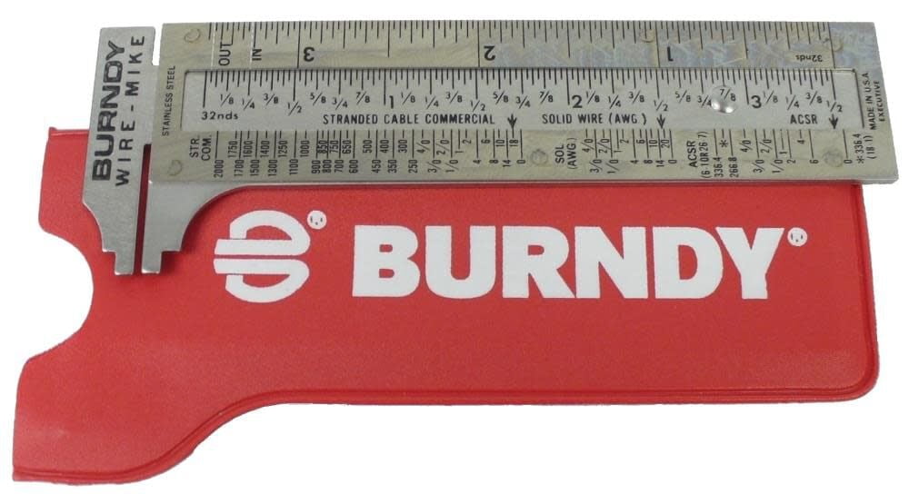 Burndy Caliper-Style Wire Thickness Gauge WIREMIKE - Walmart.com