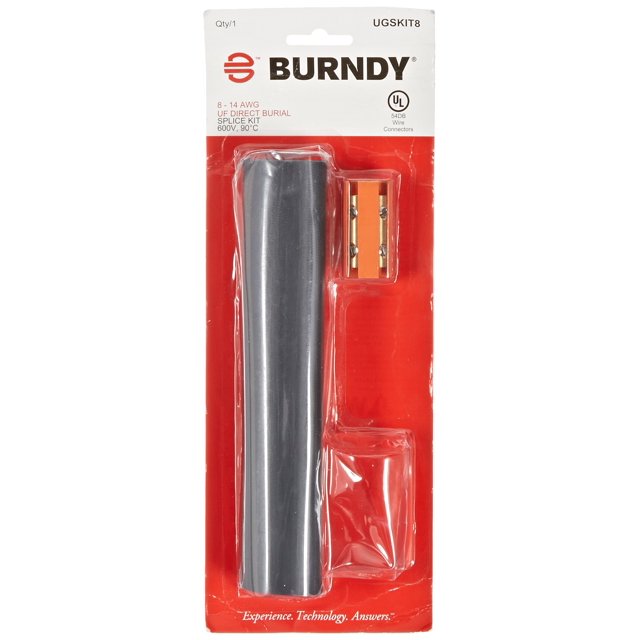 Burndy UGSKIT8 UF Direct Burial Splice Kit, 8 AWG - 14 AWG Copper Wire ...