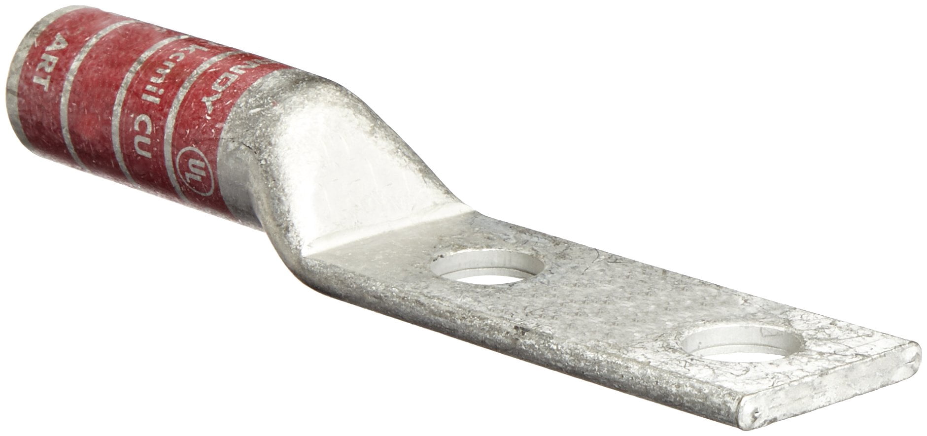 Burndy YA312N, Compression Cable Lug, 350 Cu 2-Hole Long 1/2, 1 PC ...