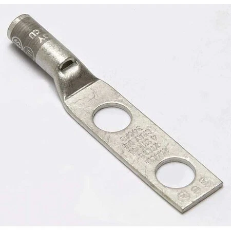 Burndy Ya4cl2tc38 Two Hole Lug Compression Connector,4 Awg - Walmart.com