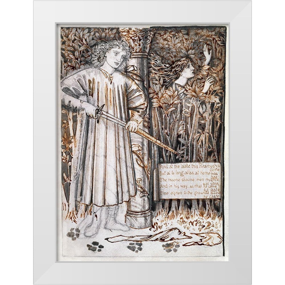 Burne–Jones, Edward 14x18 White Modern Wood Framed Museum Art Print ...
