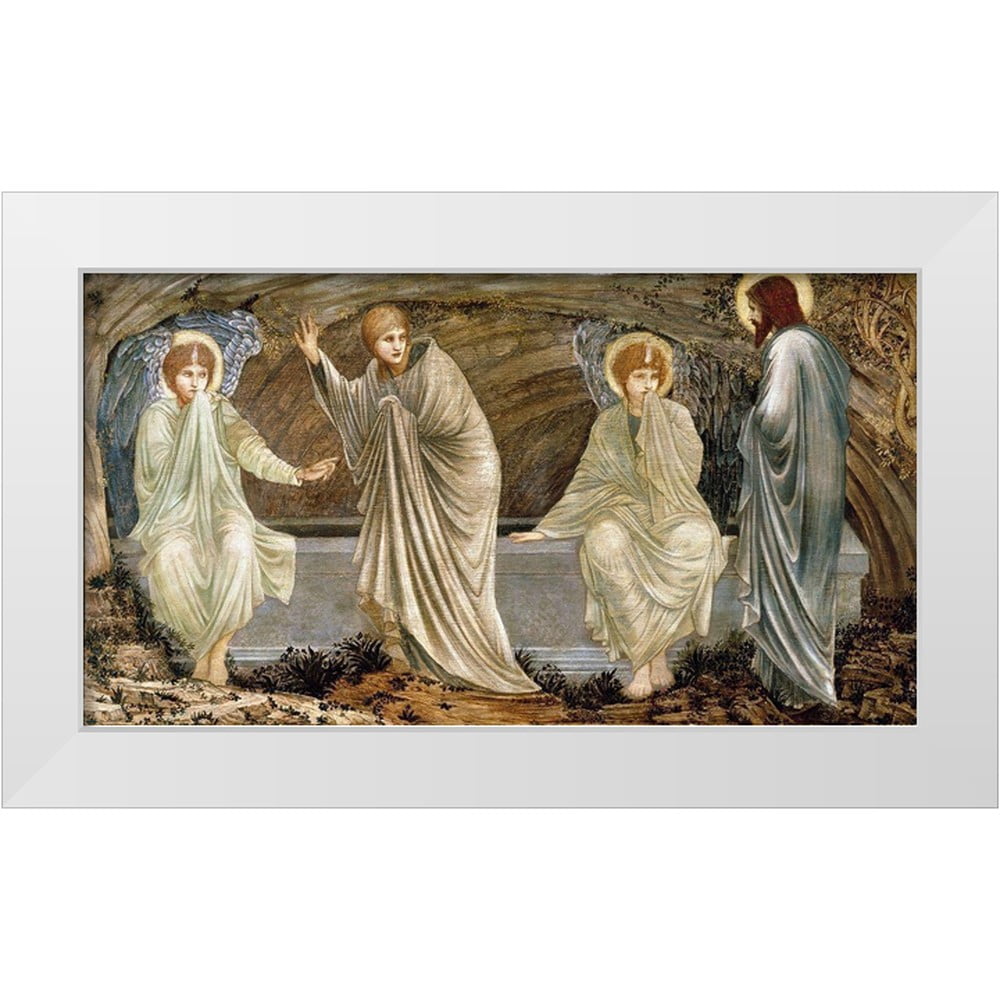 Burne-Jones, Sir Edward 18x12 White Modern Wood Framed Museum Art Print ...