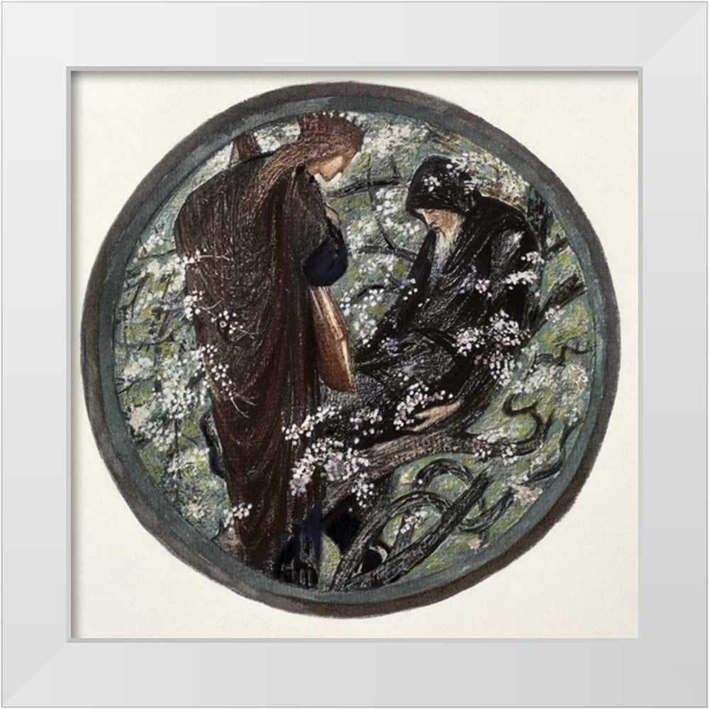 Burne-Jones, Sir Edward 20x20 White Modern Wood Framed Museum Art Print ...