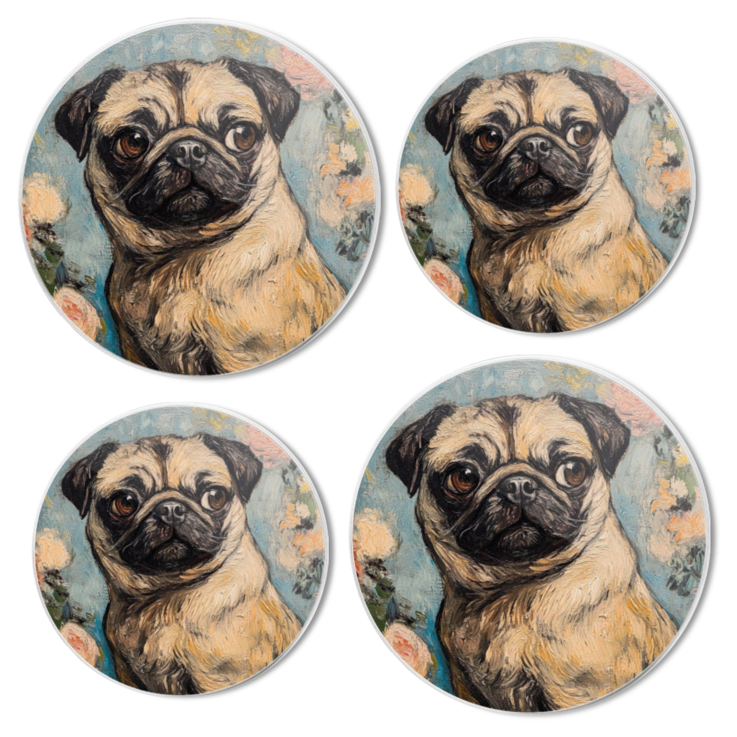 Burner Covers for Electric Stove Set of 4 for Range Accessories, Blush ...