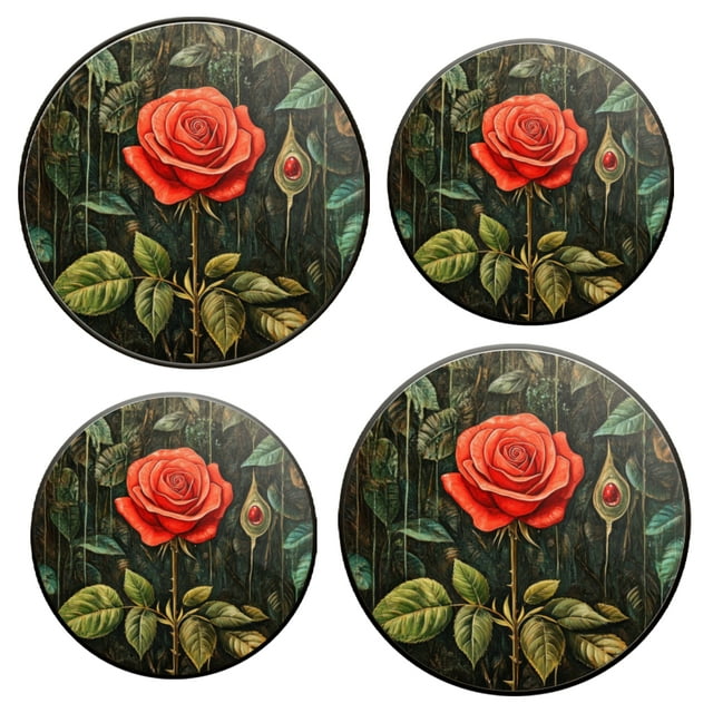 Burner Covers for Electric Stove Set of 4 for Range Accessories, Bright ...