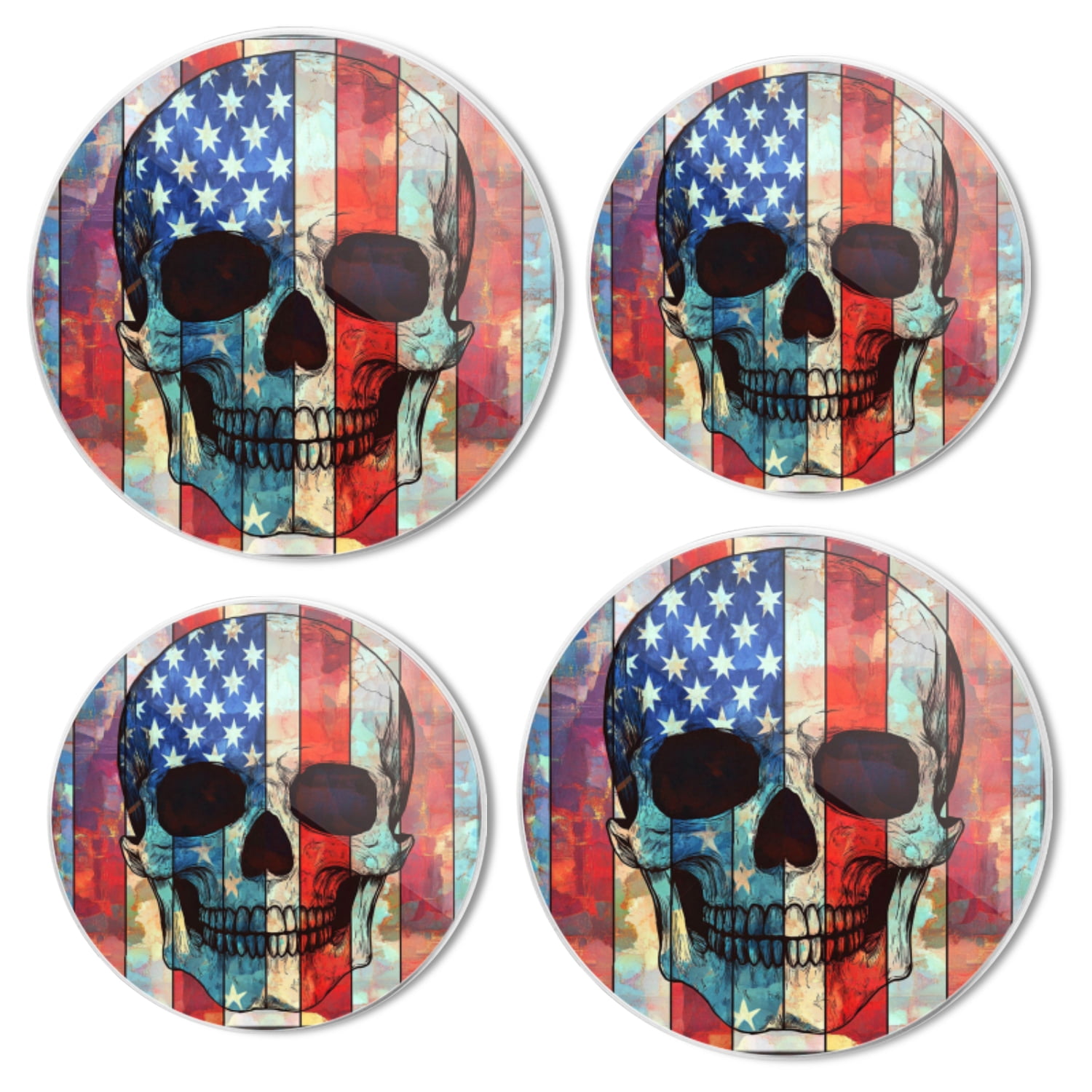 Burner Covers for Electric Stove Set of 4 for Range Accessories, Human ...