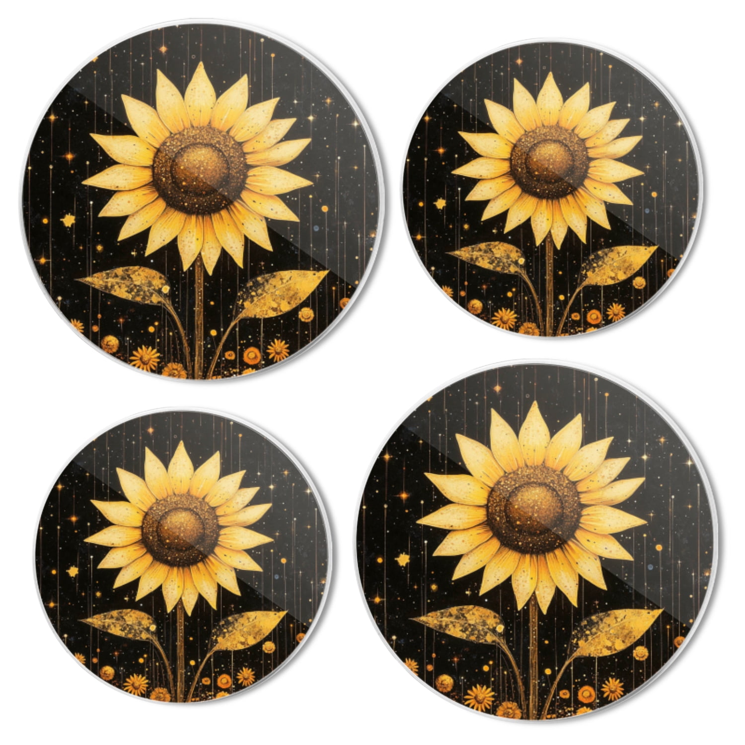 Burner Covers for Electric Stove Set of 4 for Range Accessories, Large ...