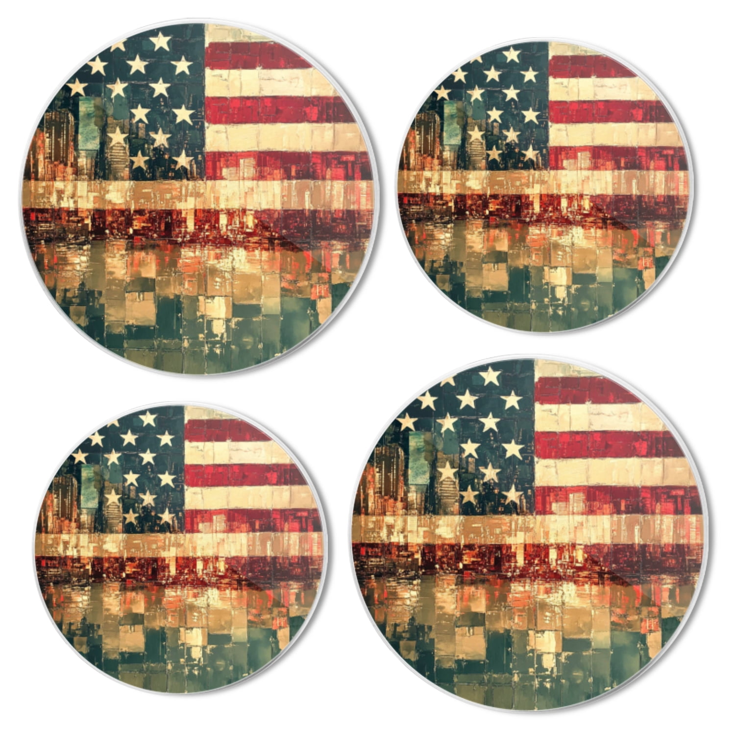 Burner Covers for Electric Stove Set of 4 for Range Accessories, Modern ...