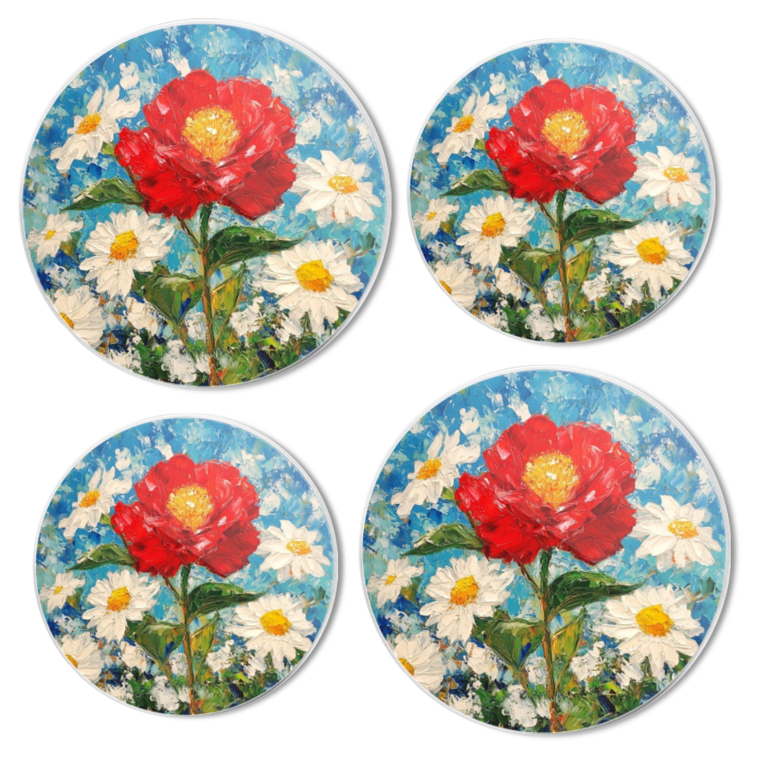Burner Covers for Electric Stove Set of 4 for Range Accessories ...