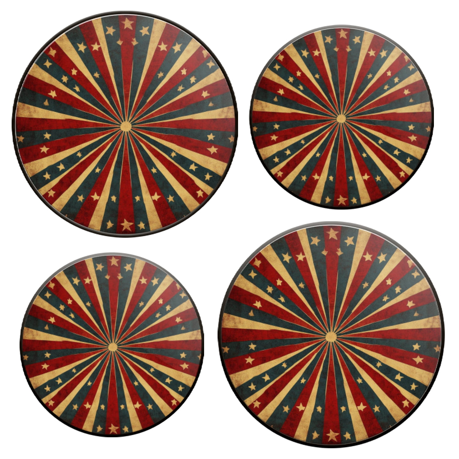 Burner Covers for Electric Stove Set of 4 for Range Accessories, Style ...