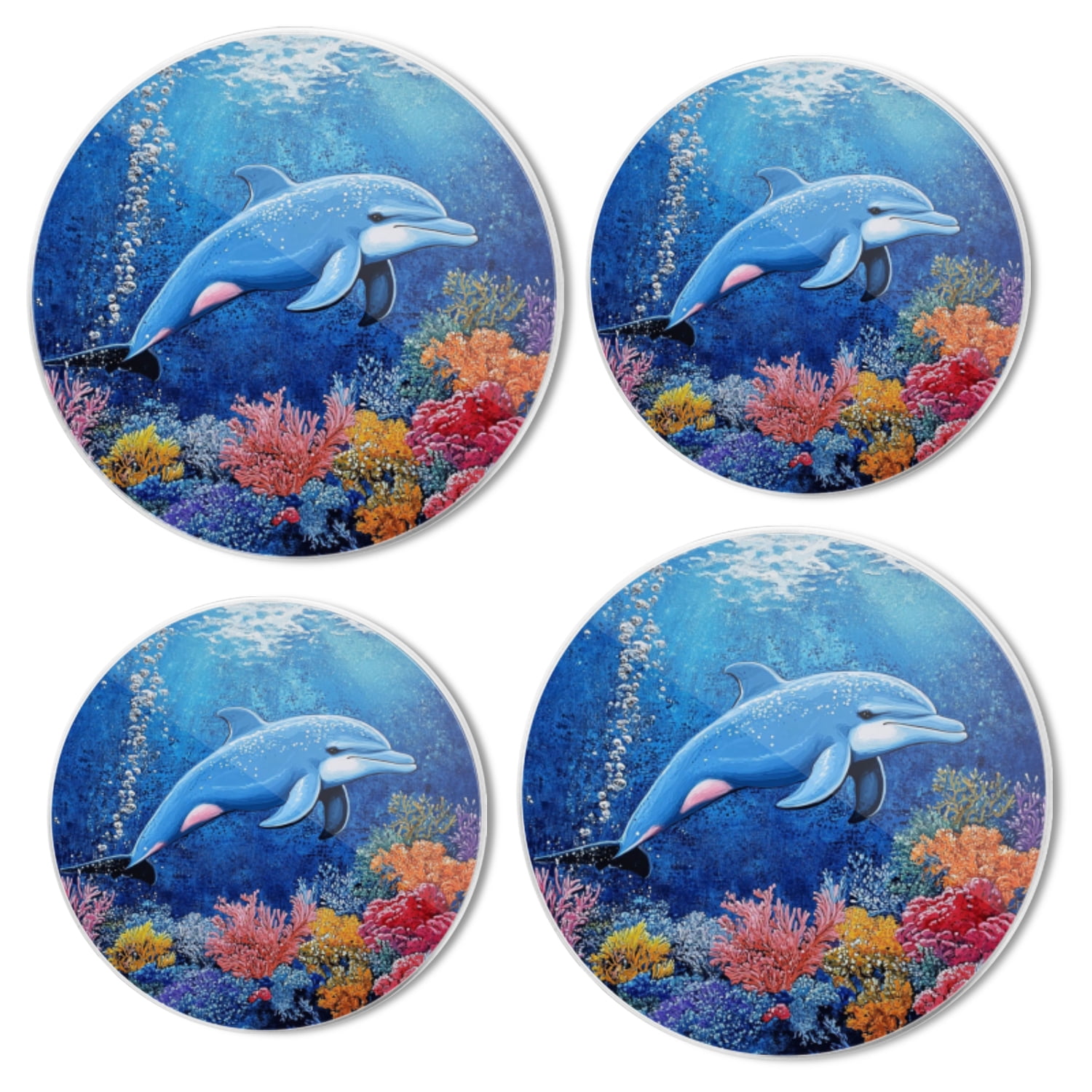 Burner Covers for Electric Stove Set of 4 for Range Accessories, Vivid ...