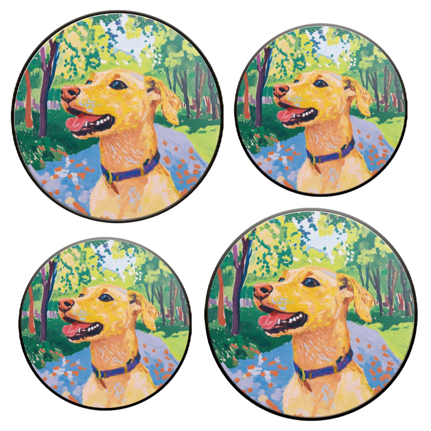 Burner Covers for Electric Stove Set of 4 for Range Accessories, Yellow ...