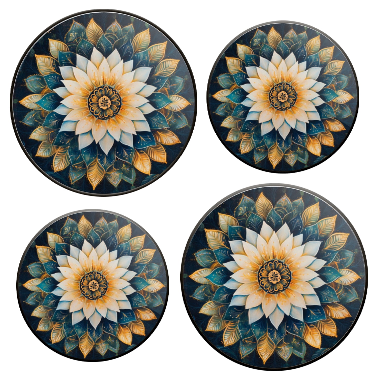 Burner Covers for Electric Stove Set of 4 for Range Accessories ...