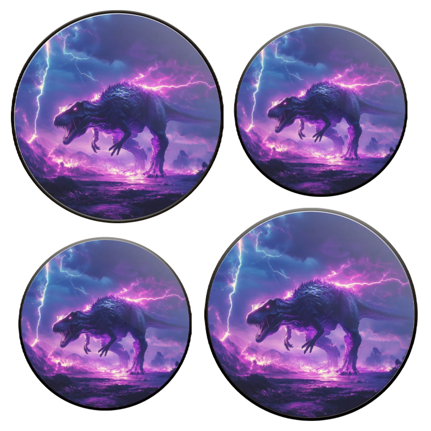 Burner Covers for Electric Stove Set of 4 for Range Accessories, Gorgeous Electric - Charged Rex ...
