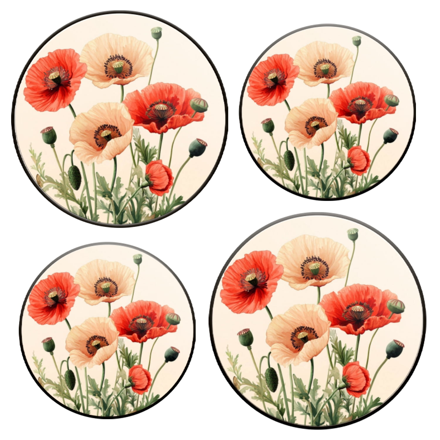 Burner Covers for Electric Stove Set of 4 for Range Accessories ...