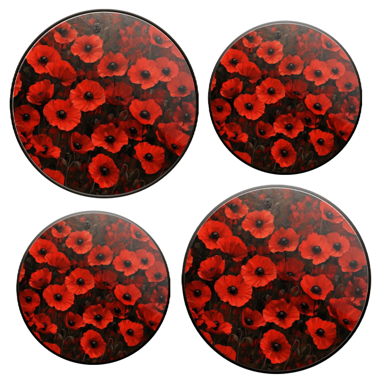 Burner Covers for Electric Stove Set of 4 for Range Accessories, Large ...
