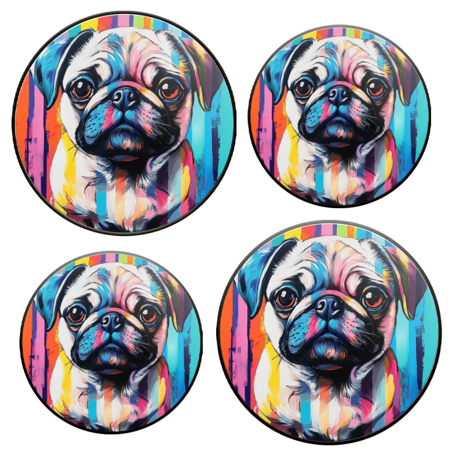 Burner Covers for Electric Stove Set of 4 for Range Accessories, Modern ...