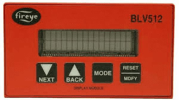 Burner Management Control Display Module - Fireye Controls BLV512 ...