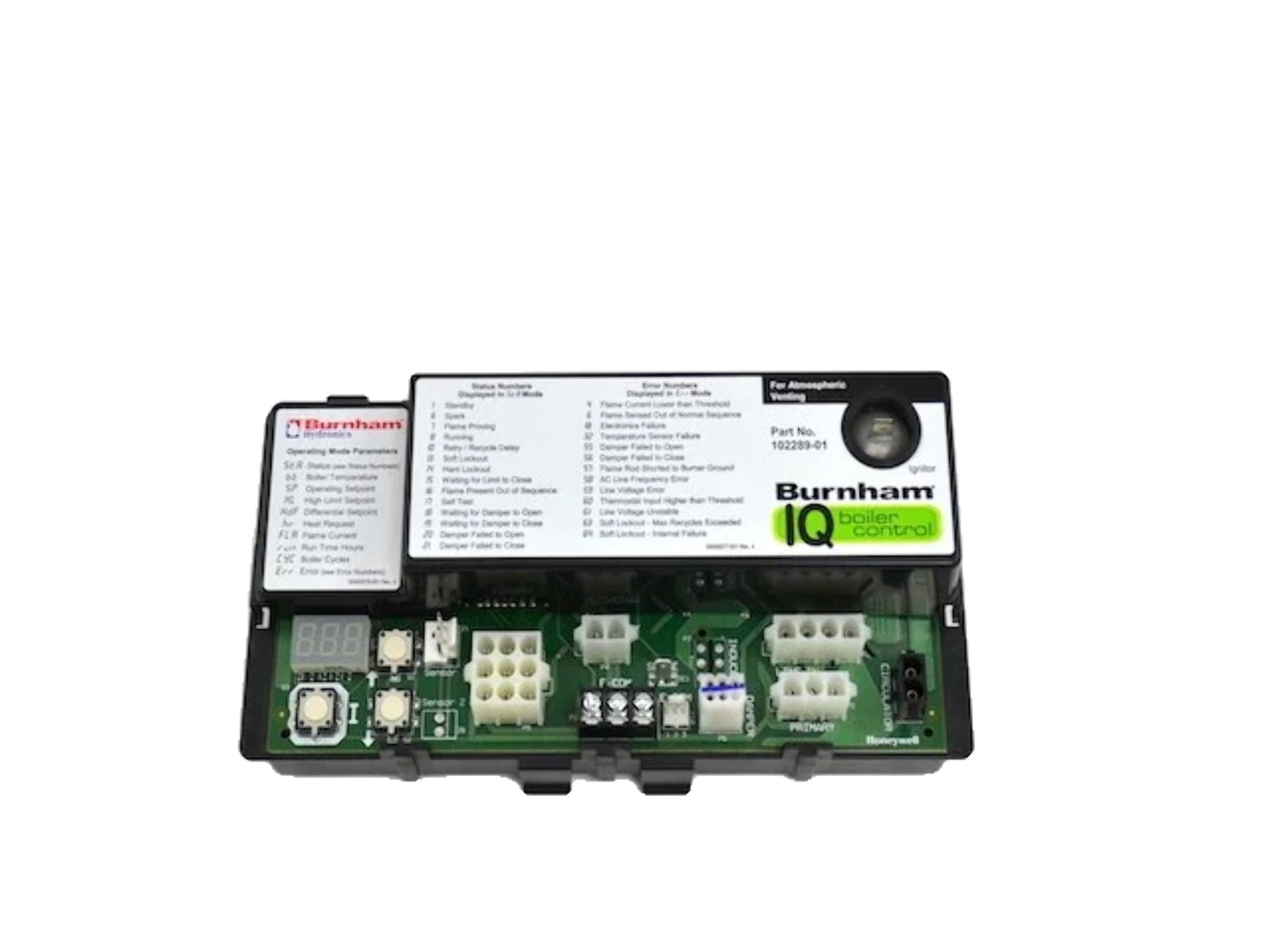Burnham Boiler 102289-01 - IQ Boiler Control - Walmart.com