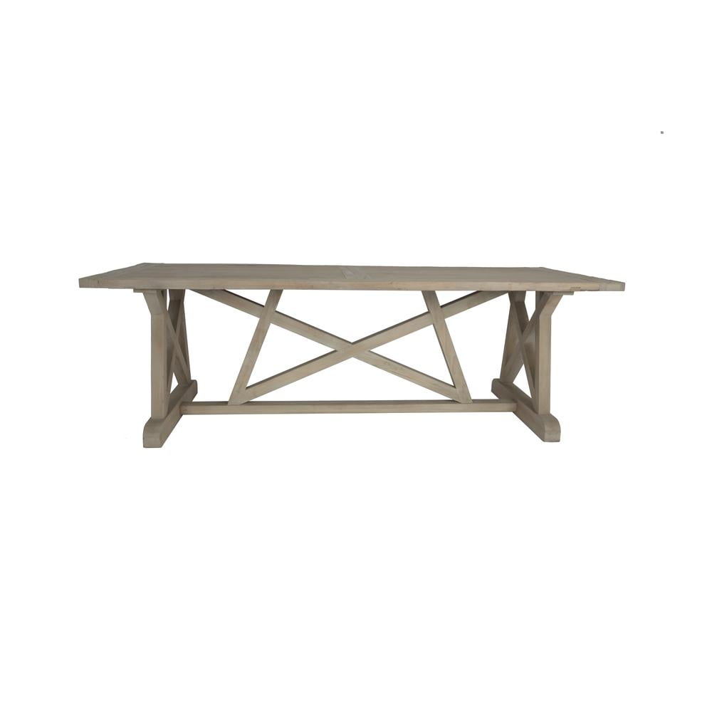Burnham Home (MH) Andrew Dining Table, Gray, Weathered Gray - Walmart.com