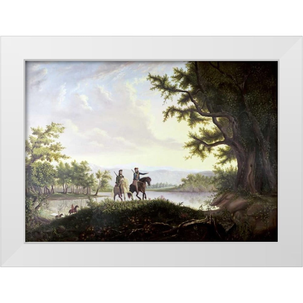 Burnham, Thomas Mickell 14x11 White Modern Wood Framed Museum Art Print ...
