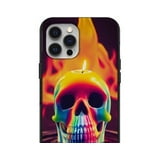 Burning Halo Abstract Fire Glow Artwork with iPhone 17 through 11 Pro ...