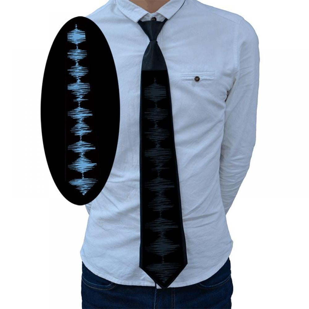Burning Man Light Up Fanny Ties Novelty Necktie For Men LED Light Up ...
