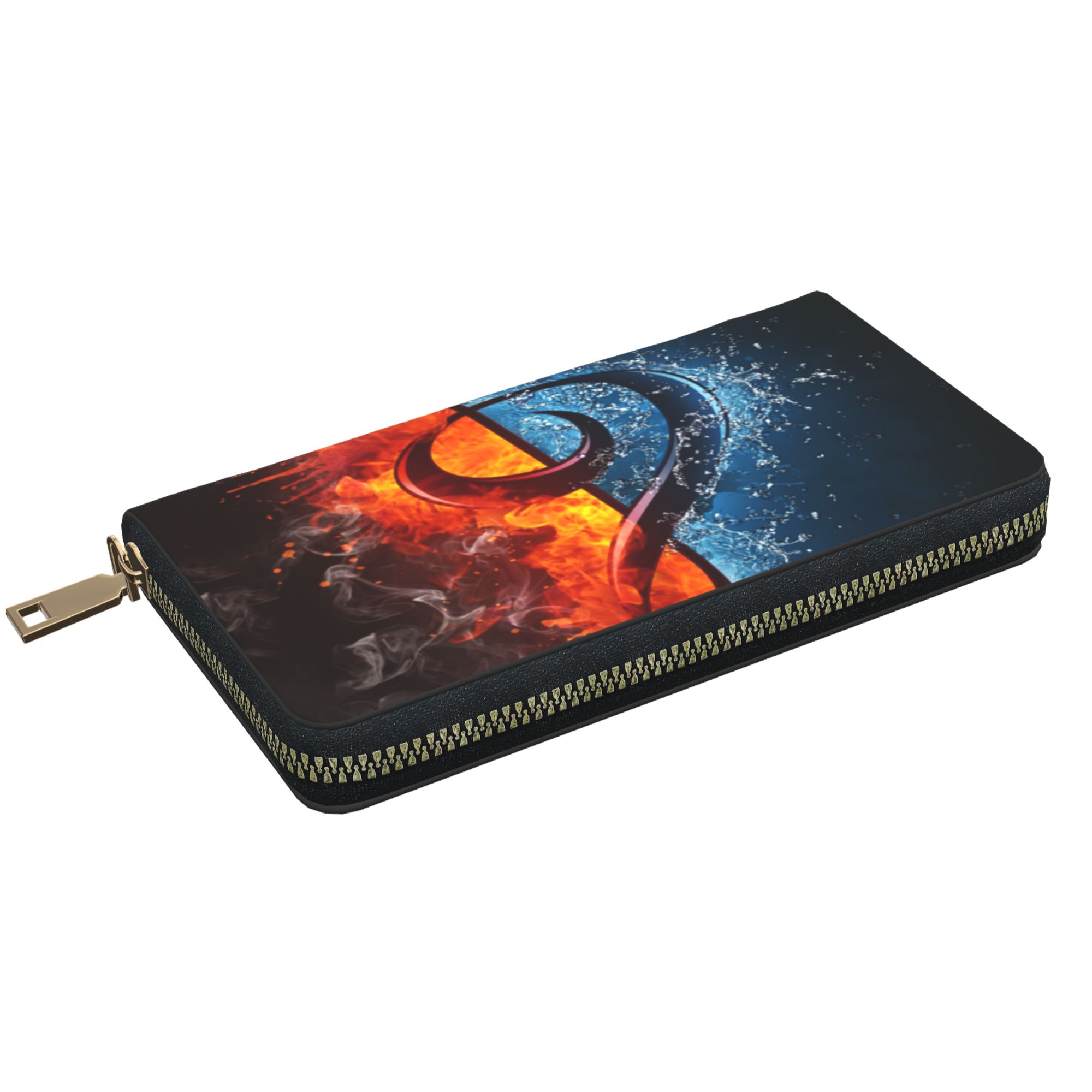 Burning Music Note Illustration Of The Treble Clef In Fire And Water ...