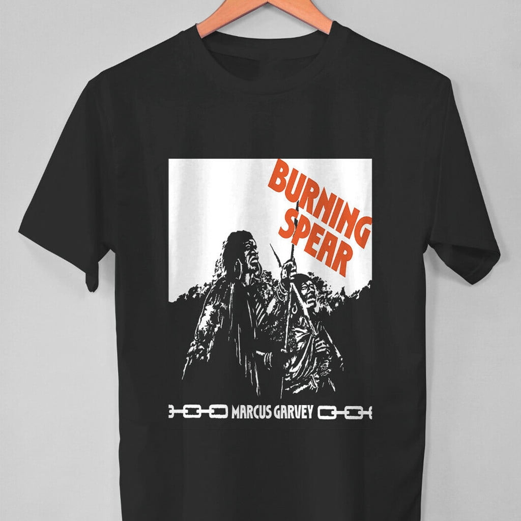 Burning Spears Marcus Garvey T-shirt Black Short Sleeve S-5XL - Walmart.com