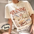 Burning Through Chapter Shirt Slow Burn Book Club T Shirt Funny Romance ...
