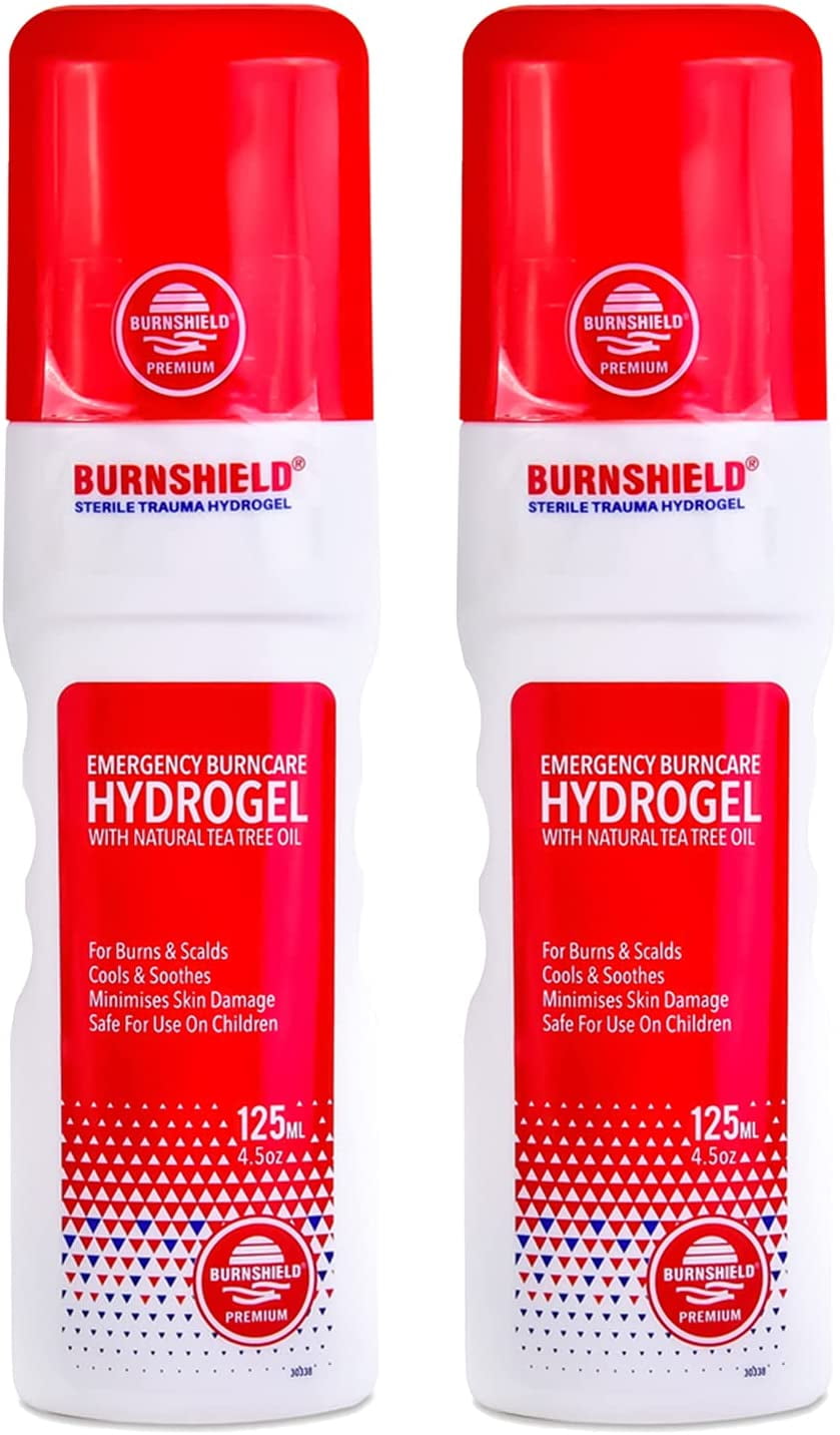 Burnshield Premium Hydrogel Burn Spray for Wonds Protection 4.5 oz (125 ...