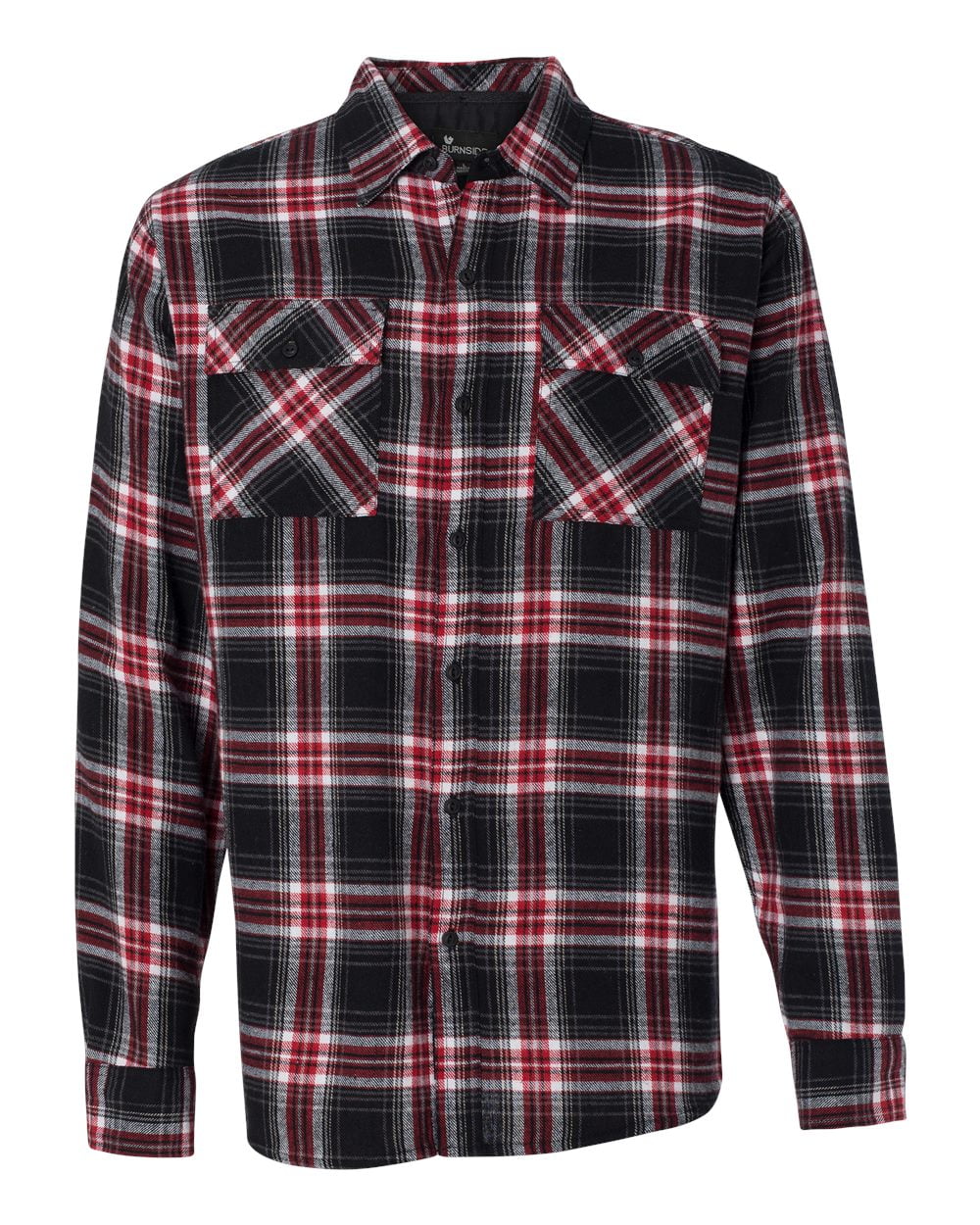 Burnside 8210-Red-L Mens Woven Plaid Flannel, Red - Large - Walmart.com