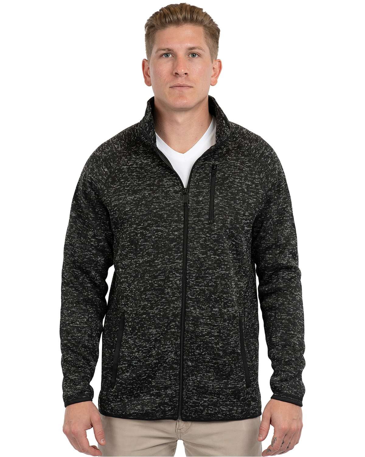 Burnside B3901 Men's Sweater Knit Jacket - Walmart.com