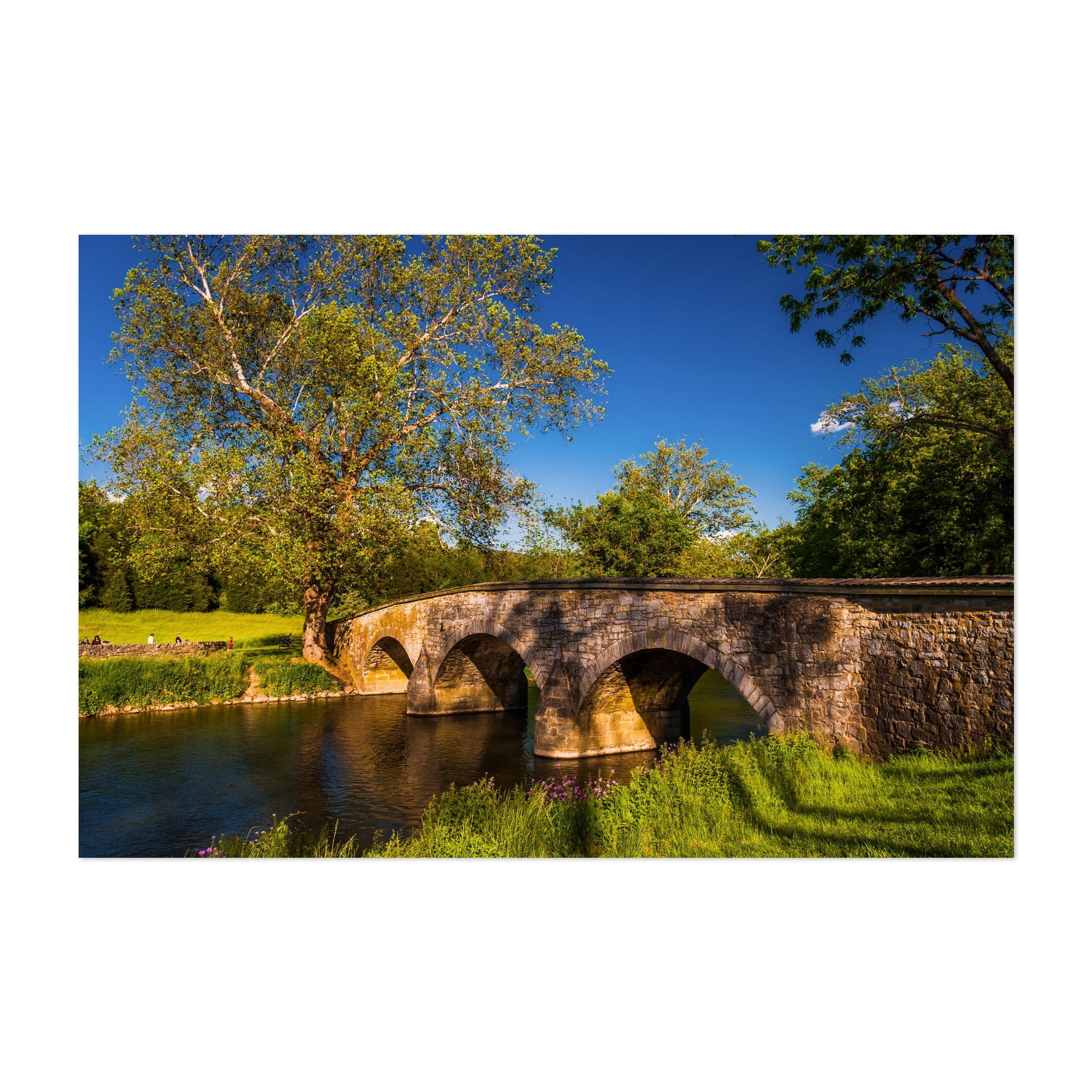 Burnside Bridge 02 - Maryland Photography Unframed Wall Art Print 30 x ...