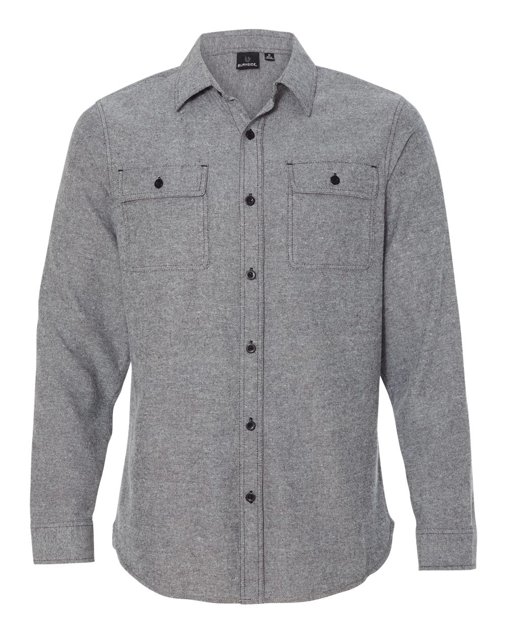 Burnside Men's Long Sleeve Solid Flannel Shirt, Style 8200 - Walmart ...