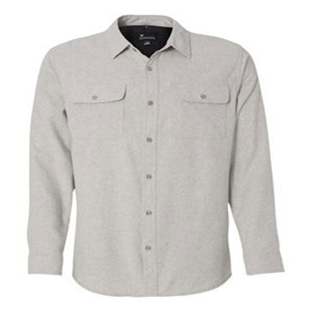Burnside Men's Long Sleeve Solid Flannel Shirt - Walmart.com