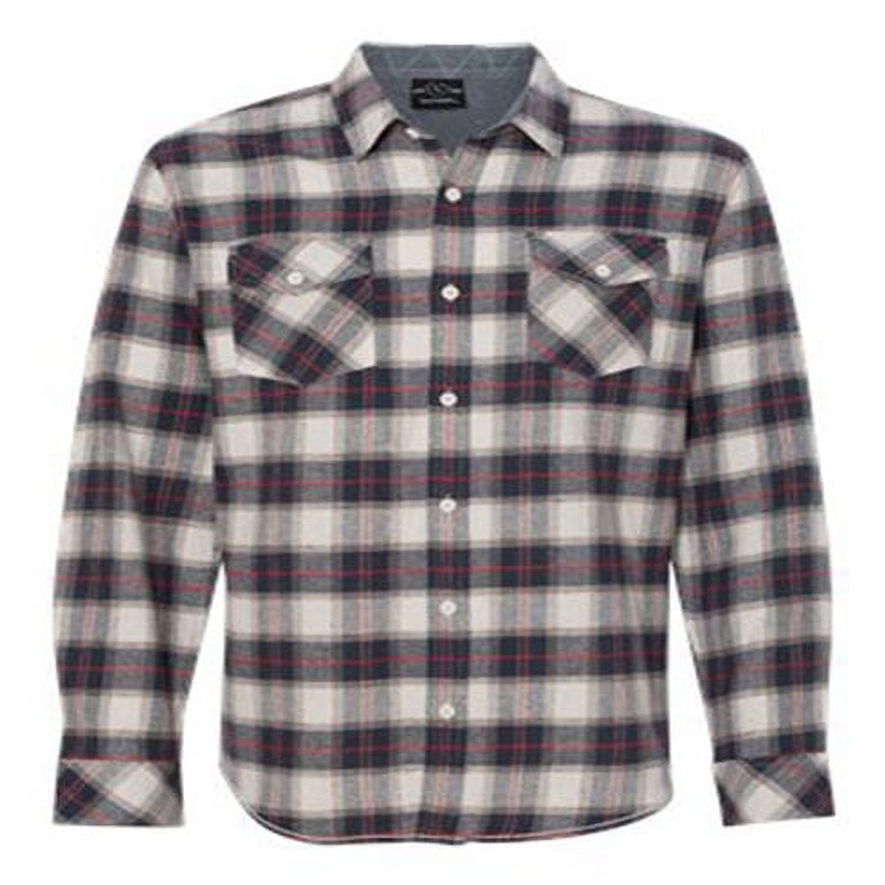 Burnside Men's Yarn-Dyed Long Sleeve Flannel Shirt - Walmart.com