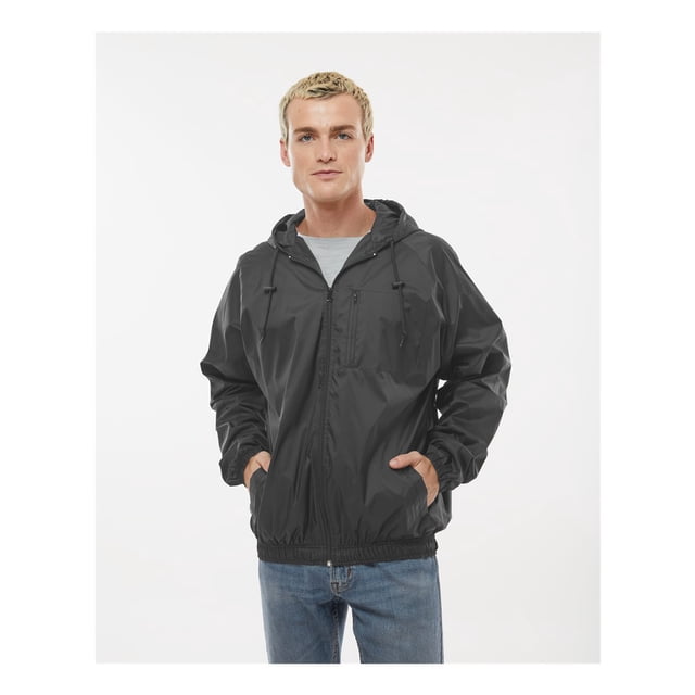 Burnside Mens Mentor Hooded Coaches Jacket - Walmart.com