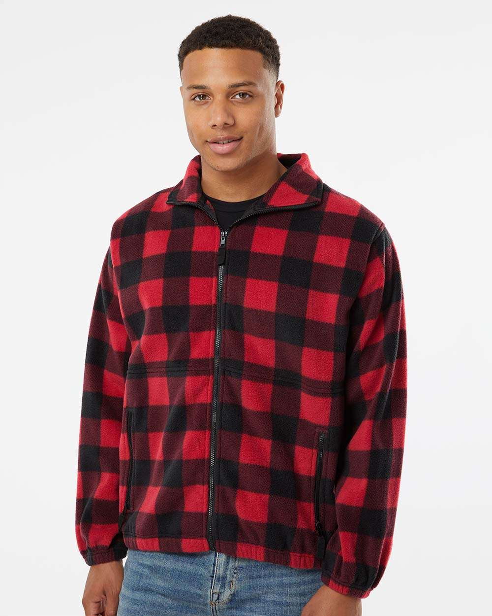 Burnside Polar Fleece Full-Zip Jacket - Walmart.com