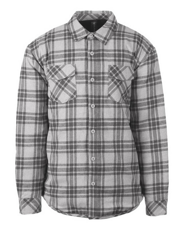 Burnside Quilted Flannel Jacket - Walmart.com