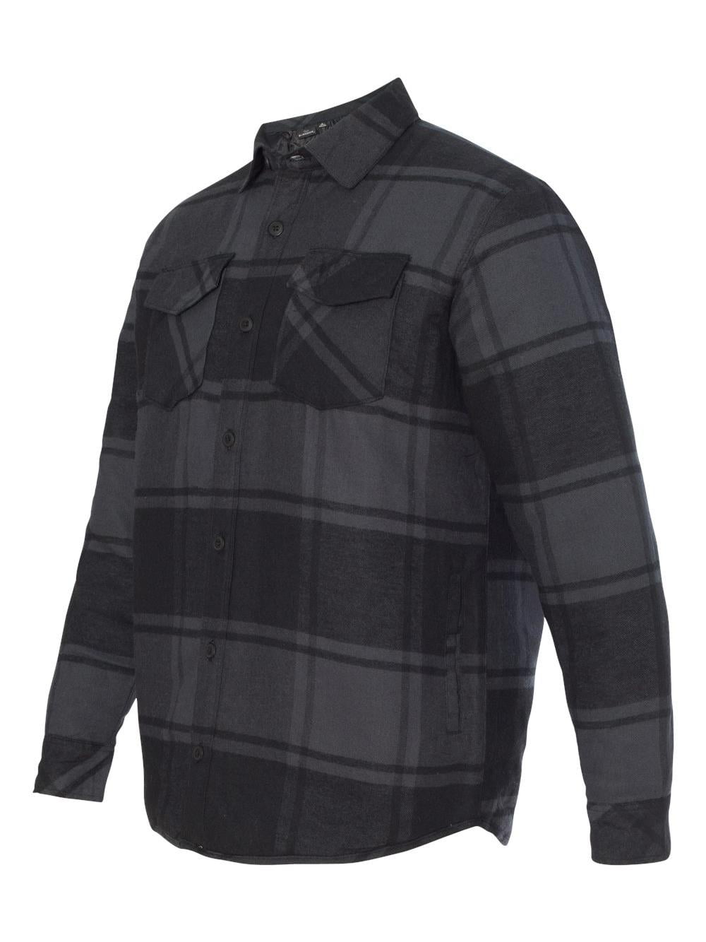 Burnside Men's Quilted Flannel Jacket 8610 - Walmart.com