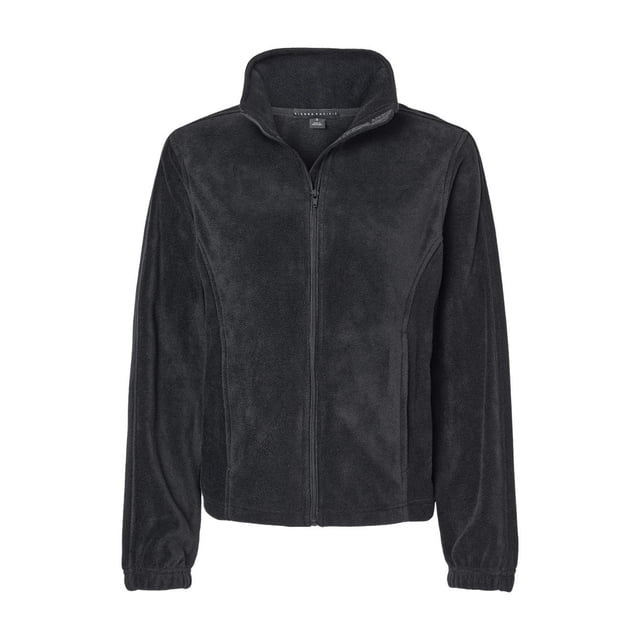 Burnside - Women's Polar Fleece Full-Zip Jacket - 5062 - Black - Size ...