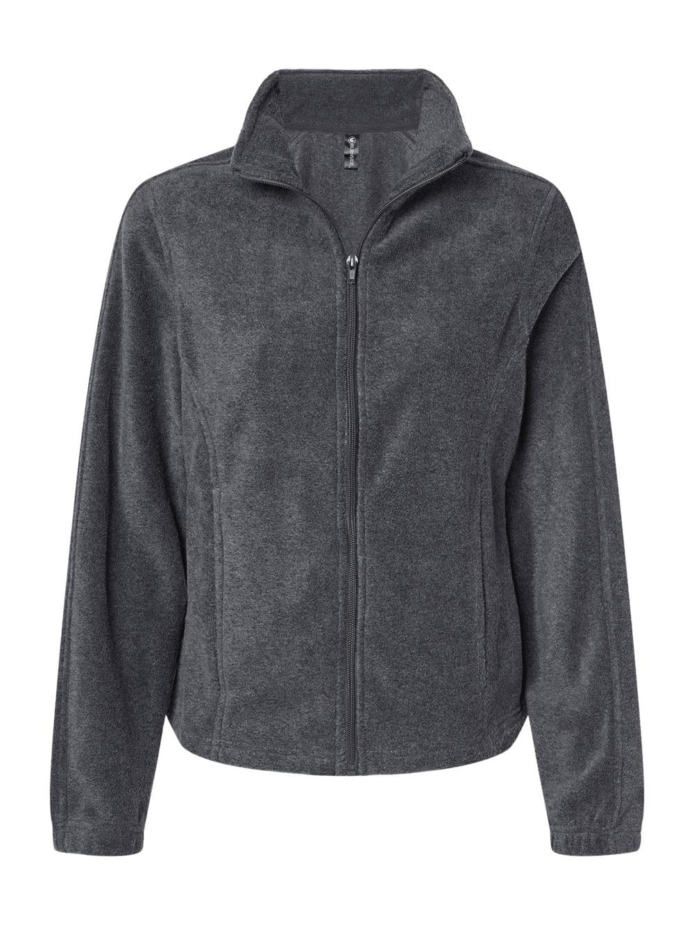 Burnside Women 's Polar Fleece Full-Zip Jacket - Walmart.com