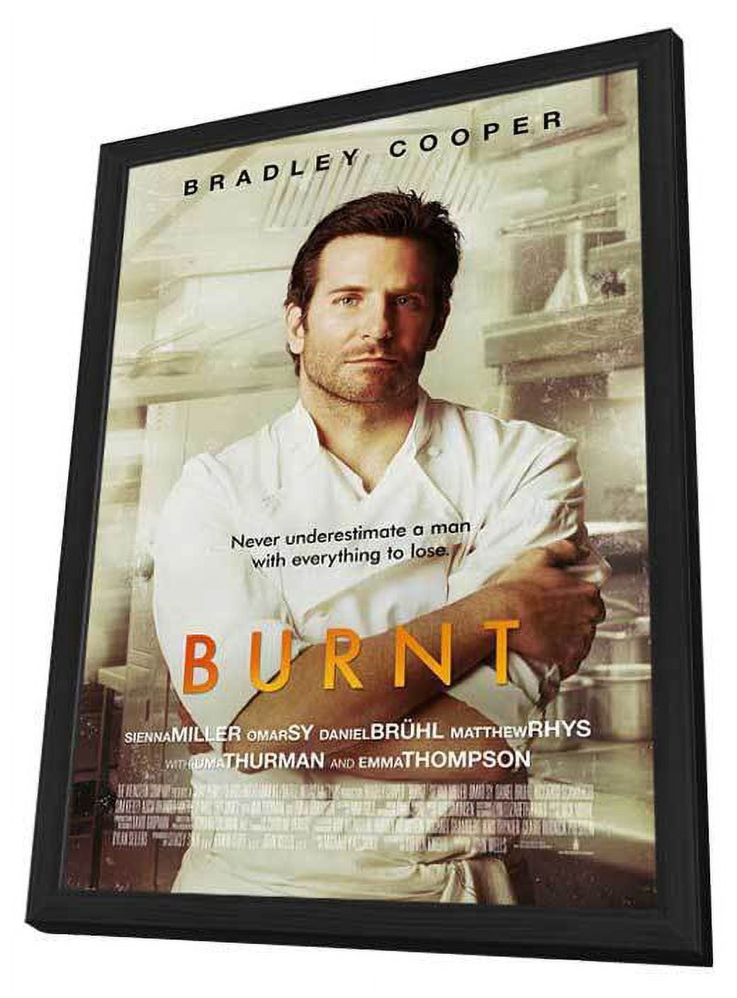 Burnt (2015) 11x17 Framed Movie Poster - Walmart.com