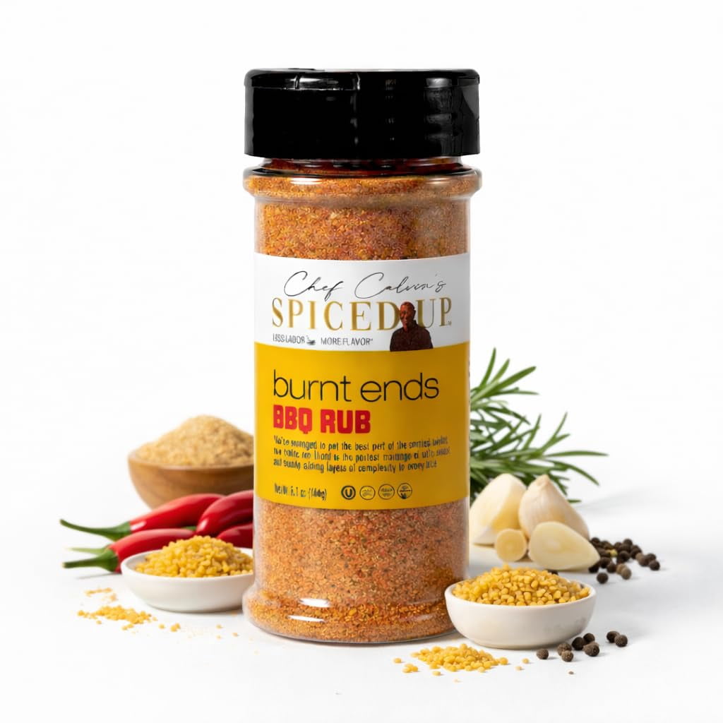 Burnt Ends BBQ Rub Seasoning for Beef, Chicken & Seafood, Sweet & Smoky ...
